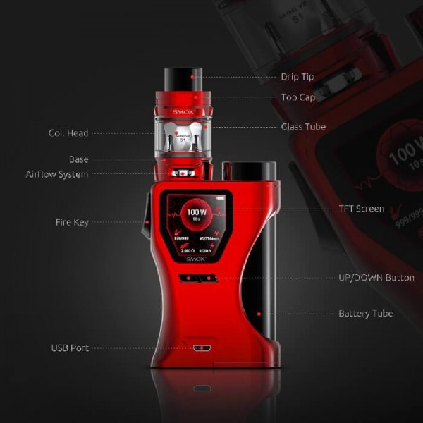 Cheap Smok S-Barrel 100W Vape Kit Sale UK